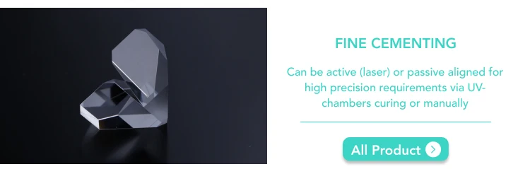 Oem Odm Combined Prisms Glass Lens & Prism Assembly Doublets / Triplets ...