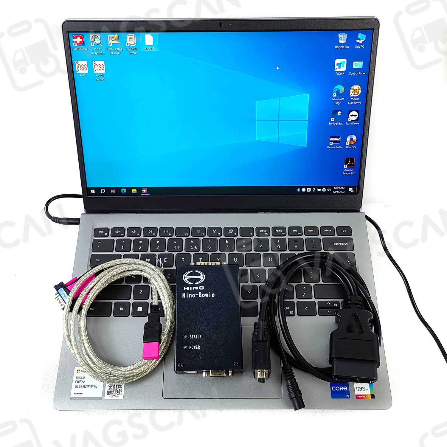 Hino Truck Diagnostic Tool - Latitude 3420 Laptop Software