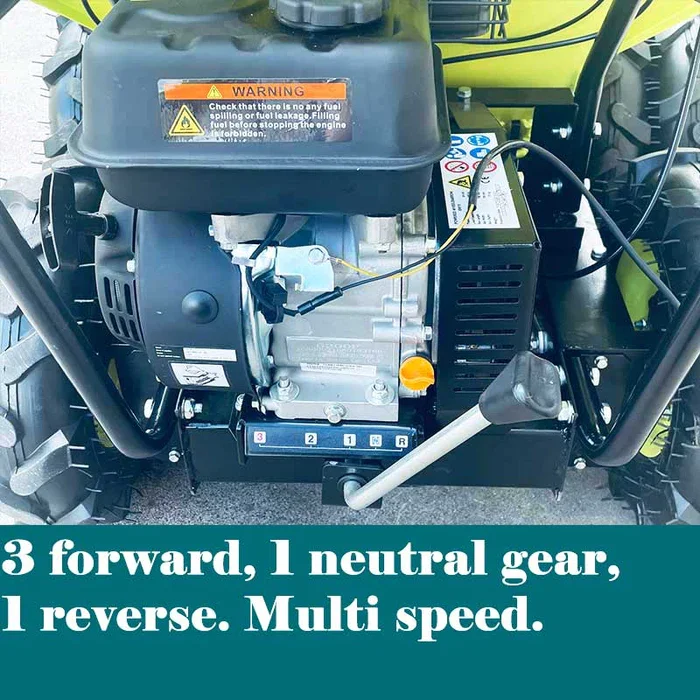 500KG Motorized Wheelbarrow Petrol 6.5HP - 3F1R Dumper