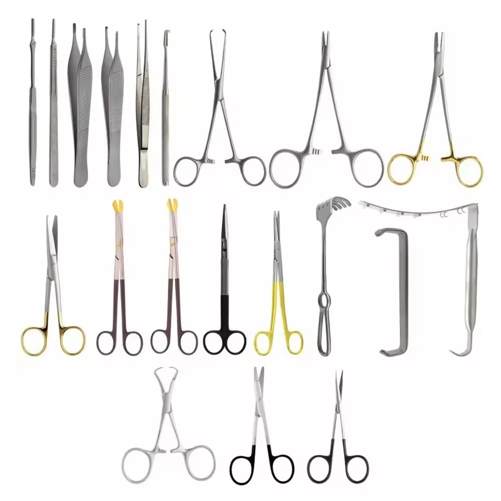 Stainless Steel Eye Micro Surgery Surgical Ophthalmic Instruments Set ...