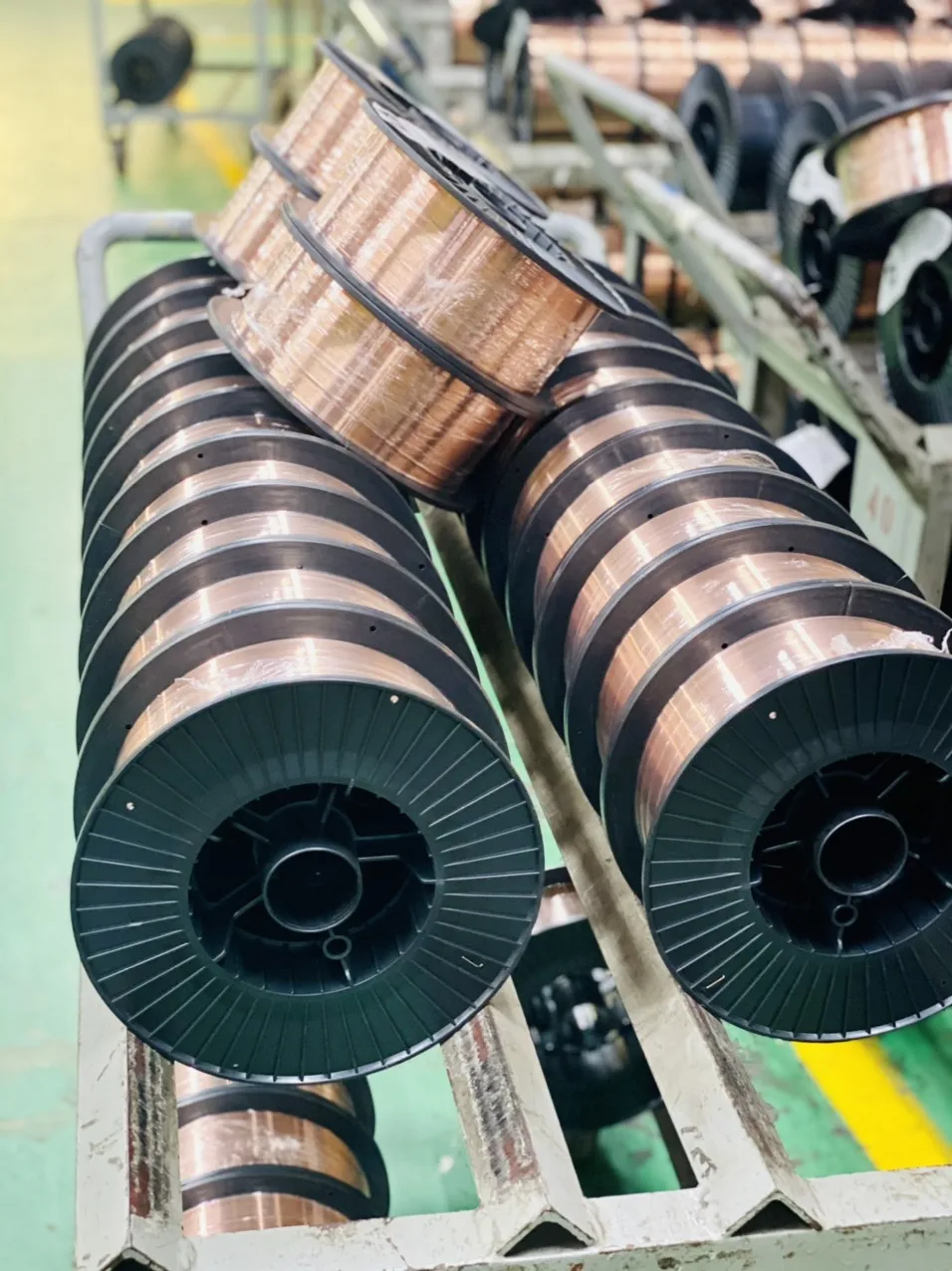 Aws A5.18 Er70s-6 Welding Wire Manufacturing Copper Coated Welding Wire 0.8mm 1.2mm Gmaw Solid ...