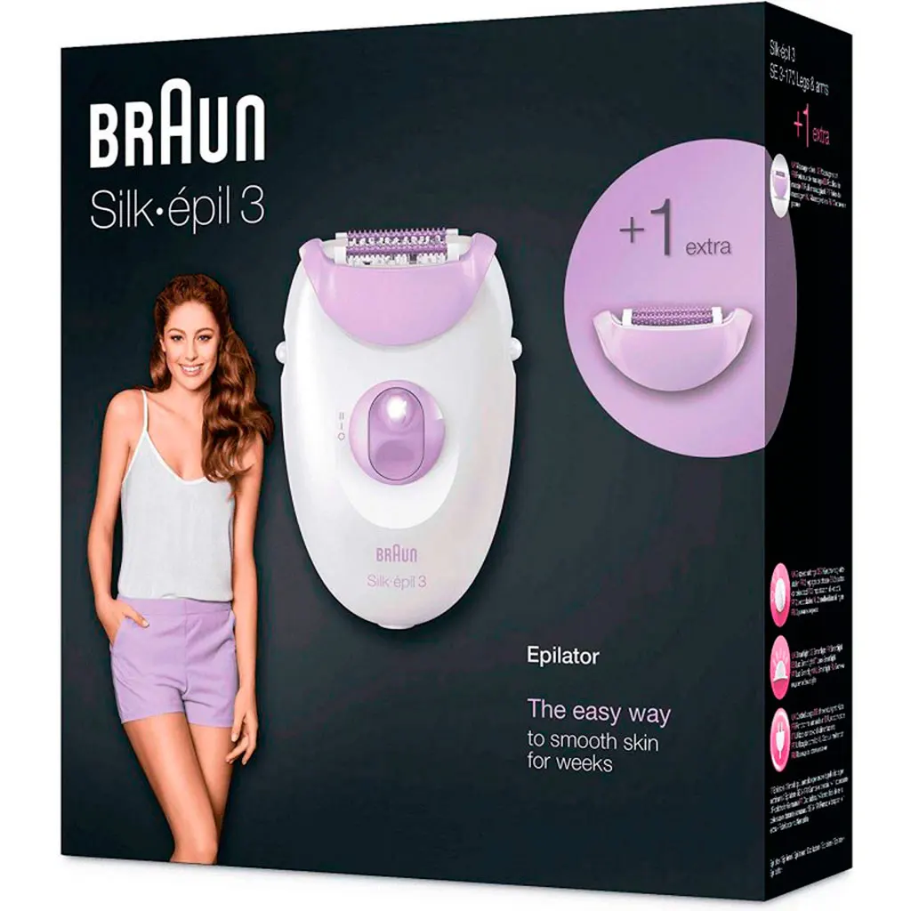 Women Braun Electric Body Shaver Machine Use For Hair Removal In Home ...