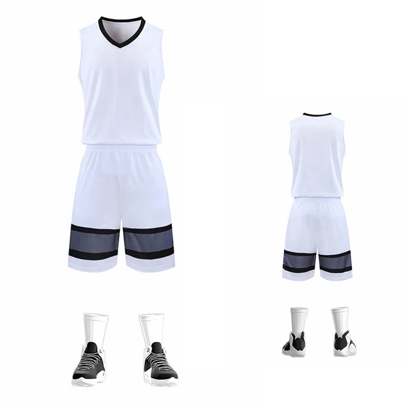 White Color 2024 Stylish Design Wholesale Price Basketball Uniform Your ...