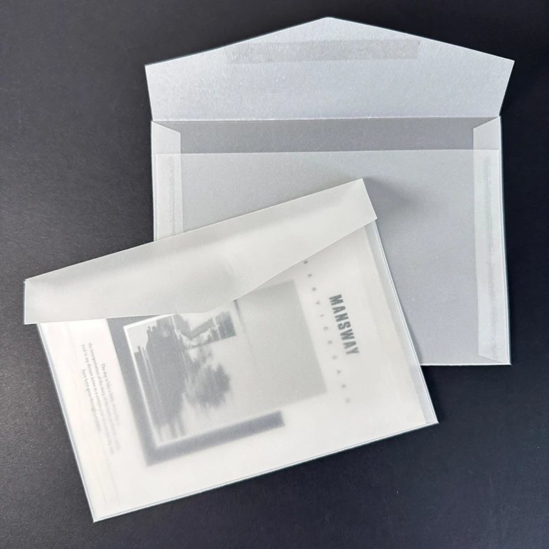 Custom Luxury Translucent Paper Envelope Vellum Paper Envelopes White ...