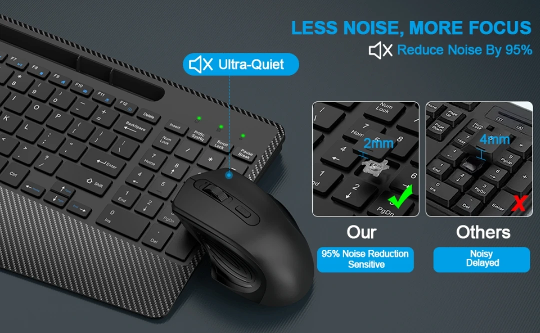 Element Mechanical Silent Keyboard Small 61-key Hot-swappable Two-color ...