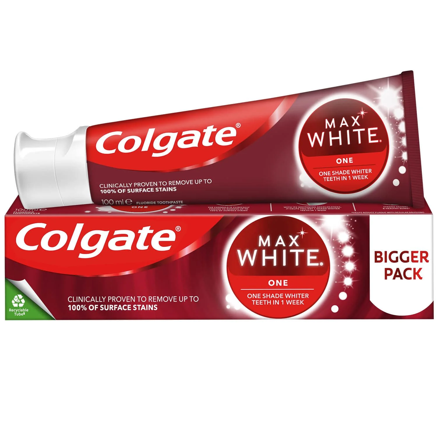 Colgate-dentífrico Óptico Colgate Max,Color Blanco,Una Sombra - Buy ...