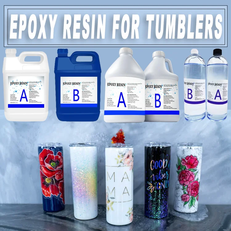 Epoxy Resin for Resin Tumblers Making Art Craft Yellow Resistant Non ...