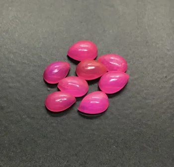 Ethiopian Pink Opal 4x5mm Pear Flat Back Cabochon 100% Natural Loose ...