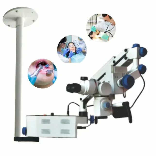 Ceiling Mount Dental Microscope With Beam Splitter Ccd Camera And Tv ...