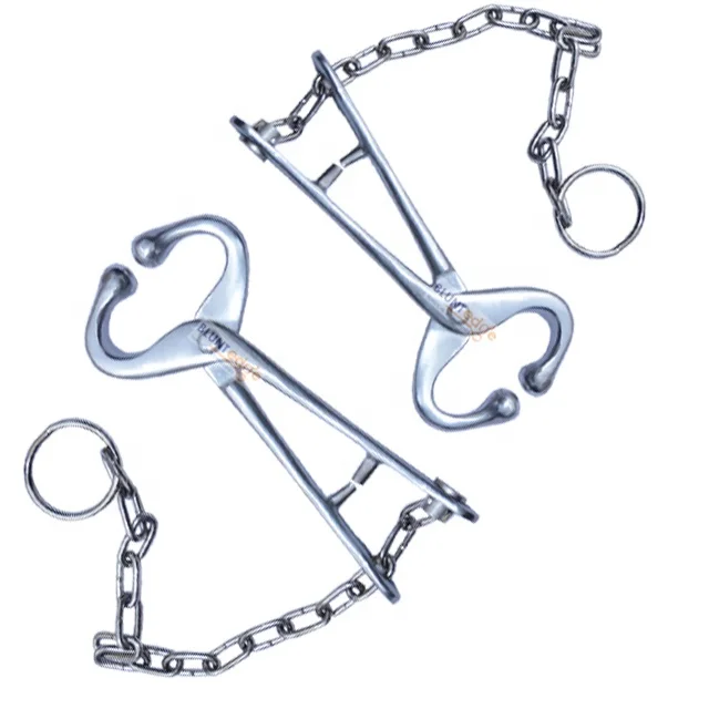 Bull Holder 13cm Spring Loaded Veterinary Instruments Pakistan Coiled ...