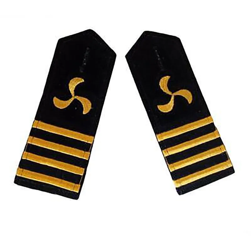Royal Uniform Wave Shoulder Boards 3 Bars 10mm Epaulettes General ...