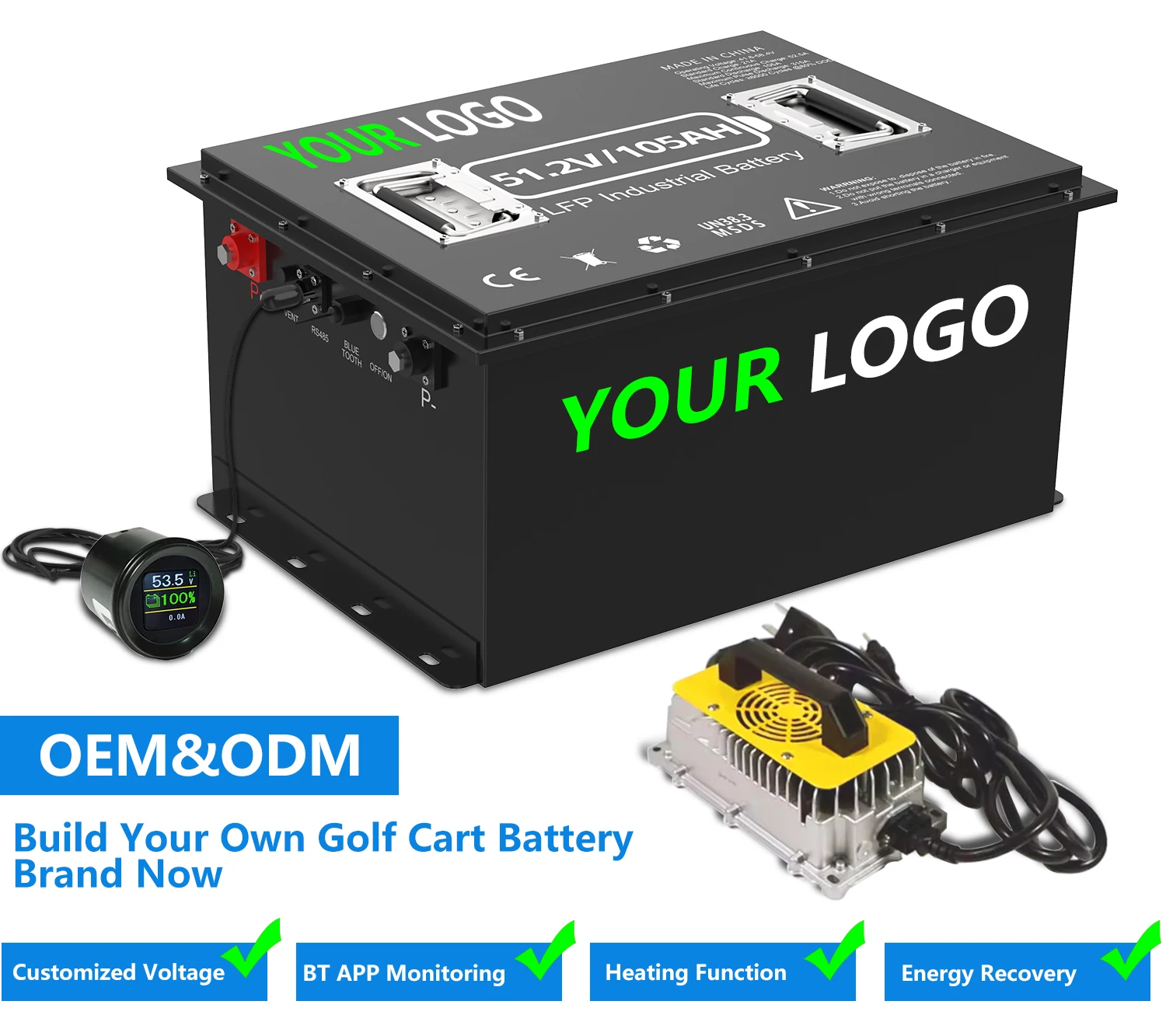 High-capacity Golf Cart Batteries - Reliable Performance