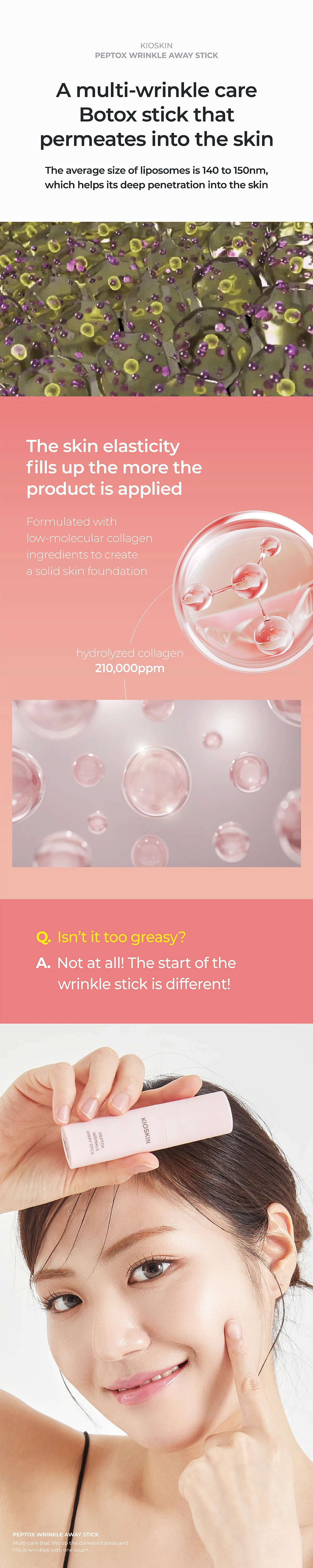 Kioskin Peptox Wrinkle Care Stick Wholesale Private Label Natural ...