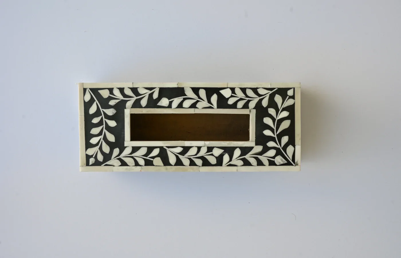 Luxury Handcrafted Mother Of Pearl Floral Inlay Tissue Box Cover Mosaic ...