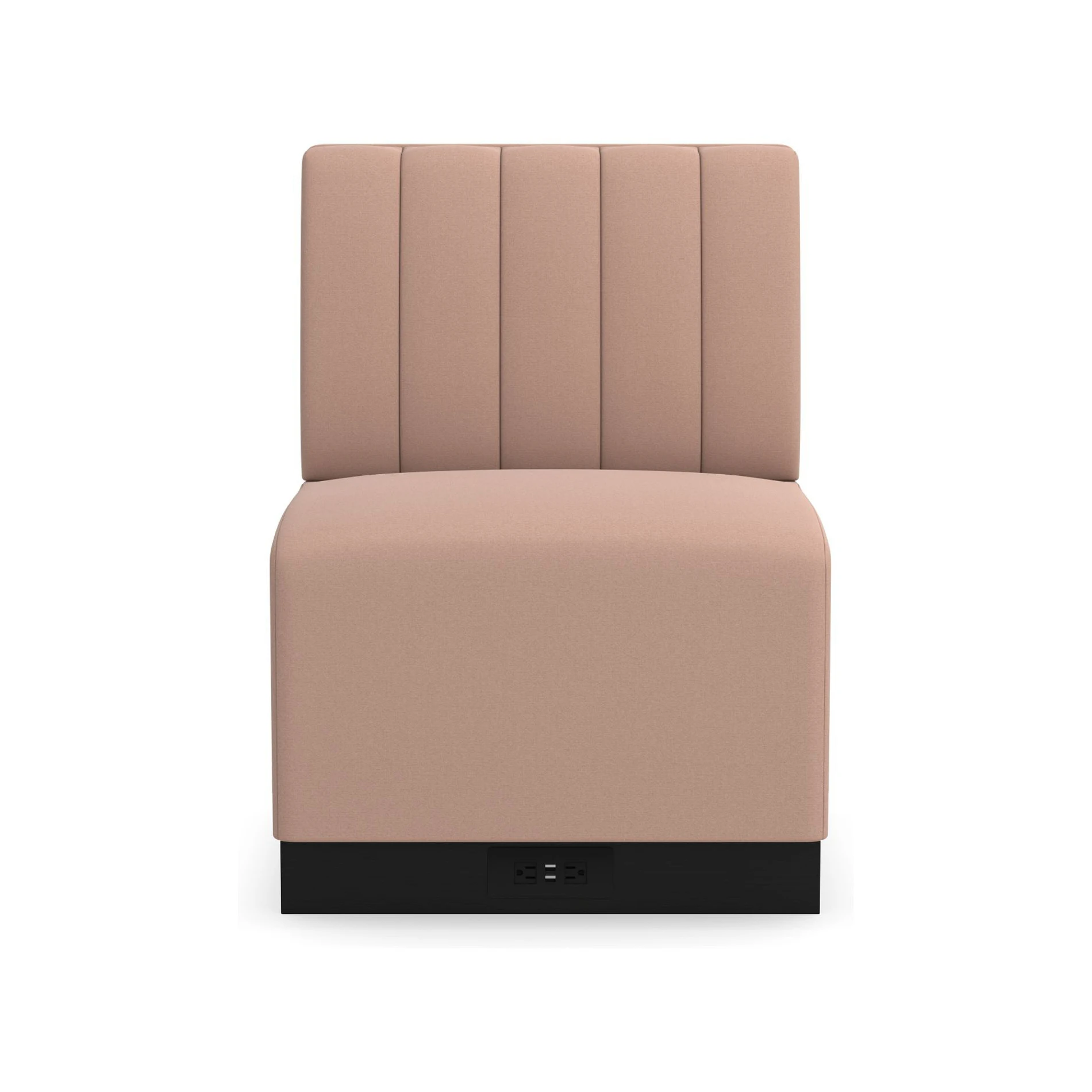 Customizable Restaurant Banquette Modern Pink Velvet Fabric Booth ...