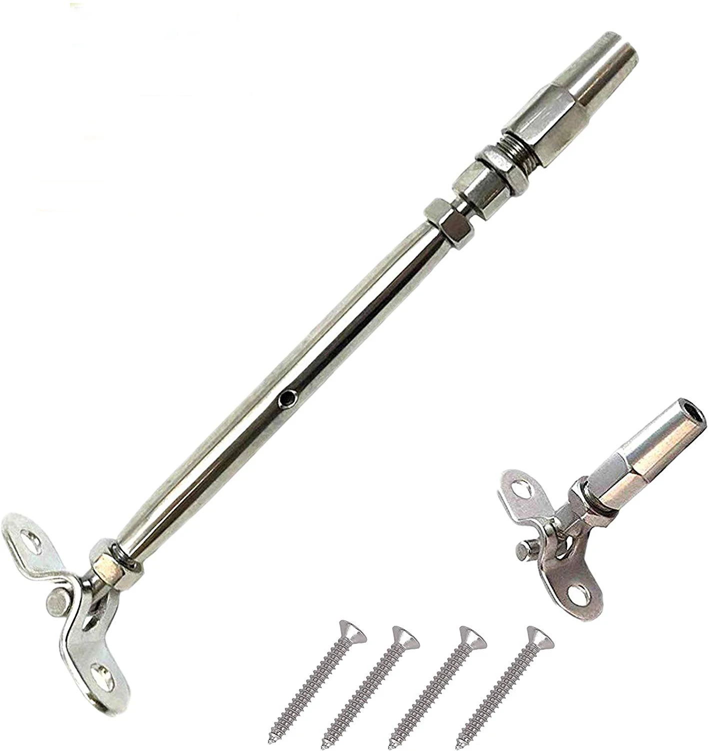 Stainless Steel Close Body Threaded Stud Tension Swageless Deck Toggle ...