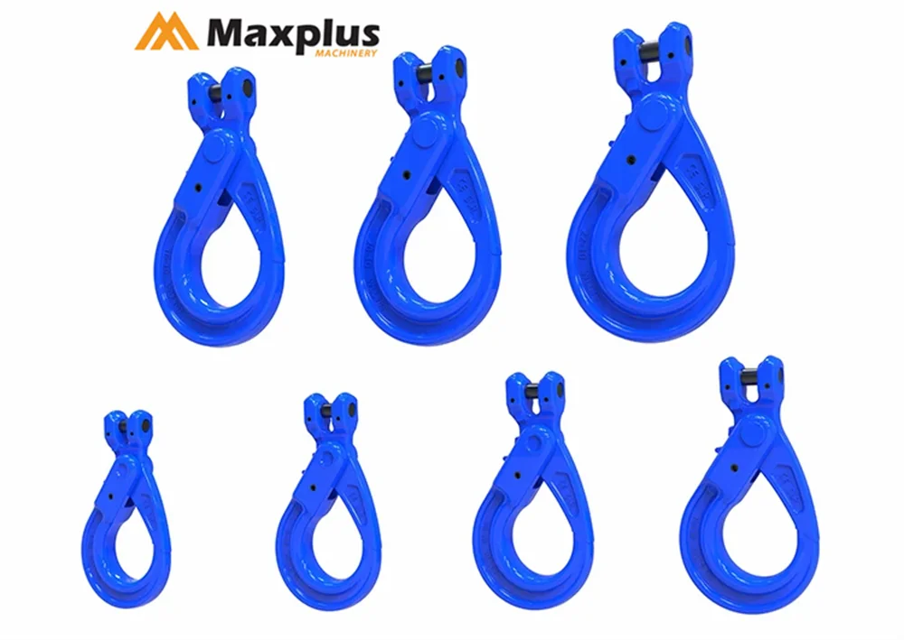 High Tensile Forged Crane Hook Rigging Carbon Steel G100 G80 Selflock ...