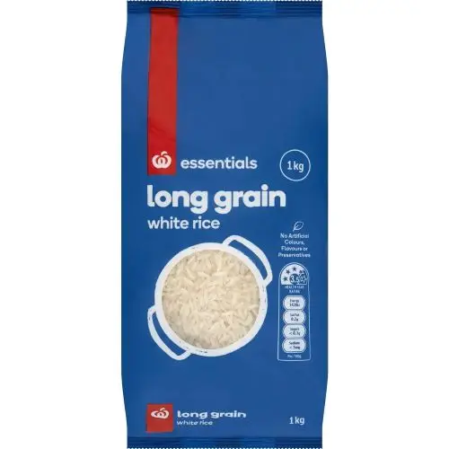 Long White Grain Rice All Bag Sizes Pp Bag Customization For Sale ...