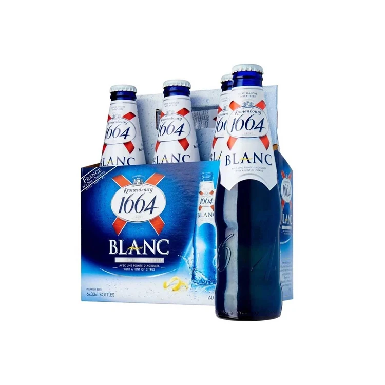 Kronenbourg 1664 Blanc Beer - French Origin, Wholesale Prices