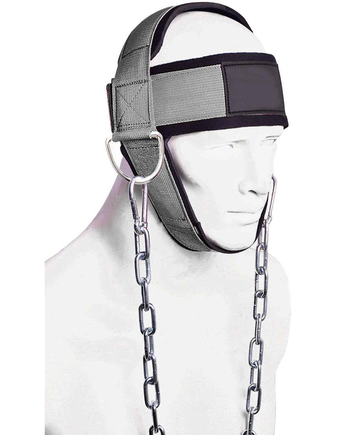 Gym equipment Body Building Head Harness With Long Adjustable Chain ...