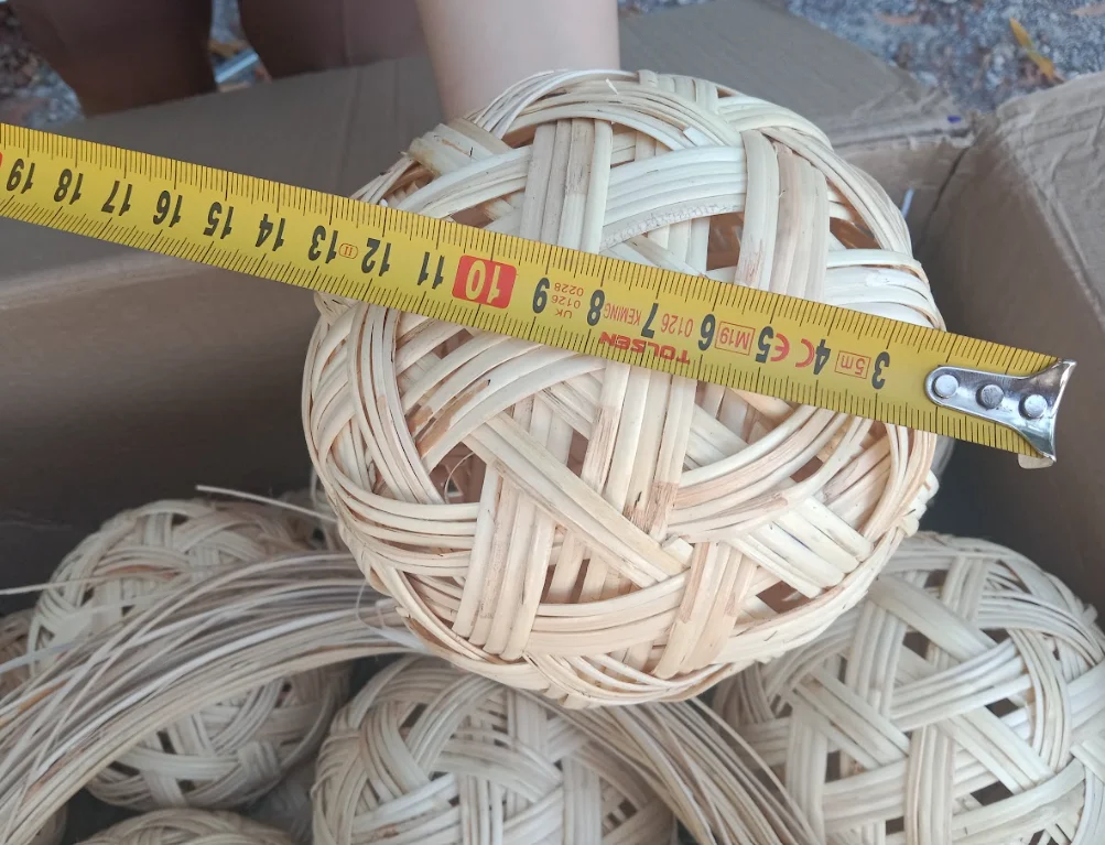 Rattan Ball - Rattan Weaving Ball Crafts - Customized Size And Color ...