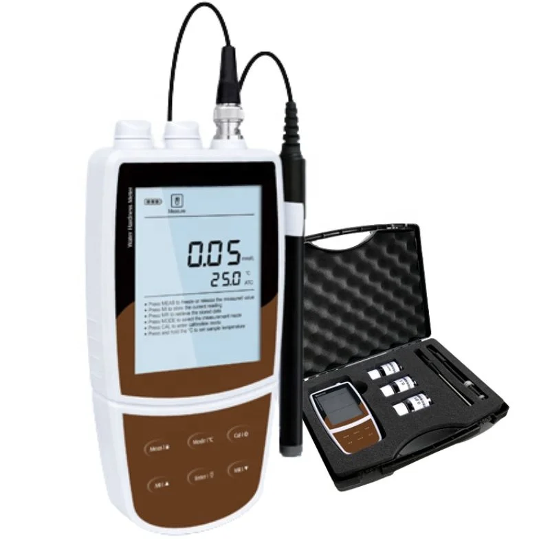 Portable Water Hardness Meter With Ca2+ Mg2+ Ion Selective Probe Sensor ...