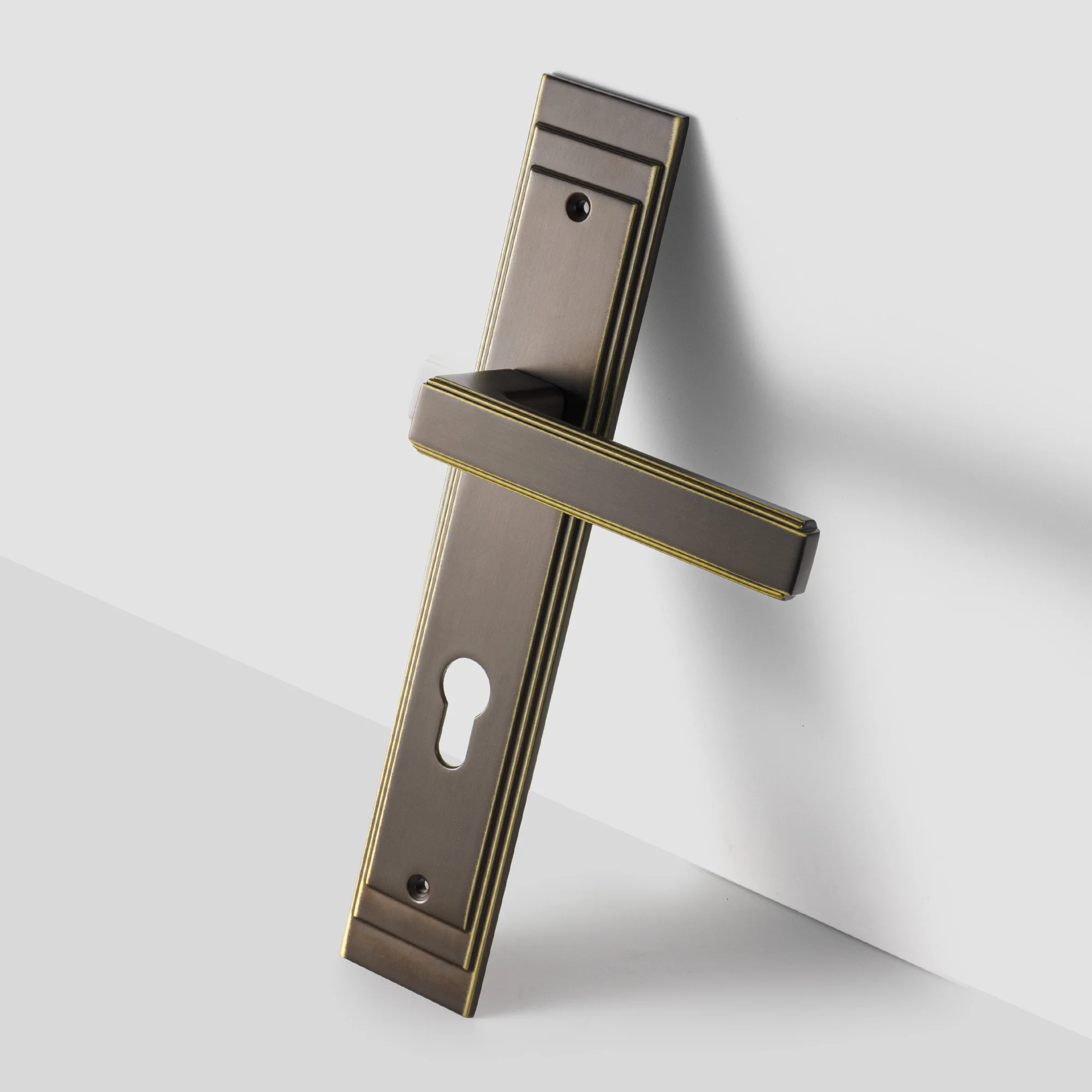 Goo-ki Classic Design Panel Yellow Satin Bronze 85 Hole Pitch Zinc ...