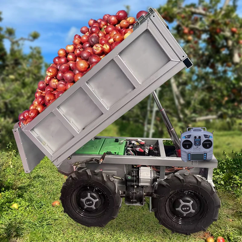 Electric Remote Control Transporter Orchard Farm Electric Utv Material ...