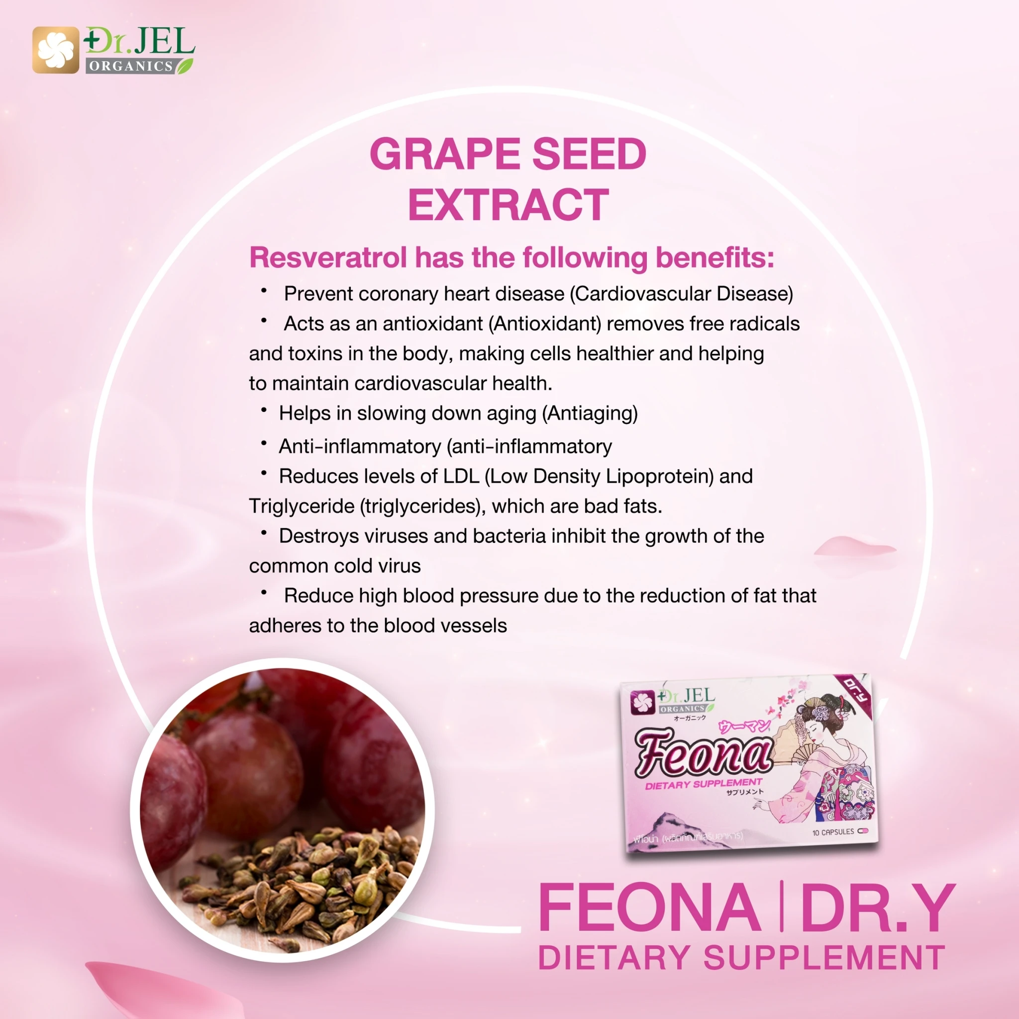 Feona Food Dietary Supplements For Women Extracted From Natural ...