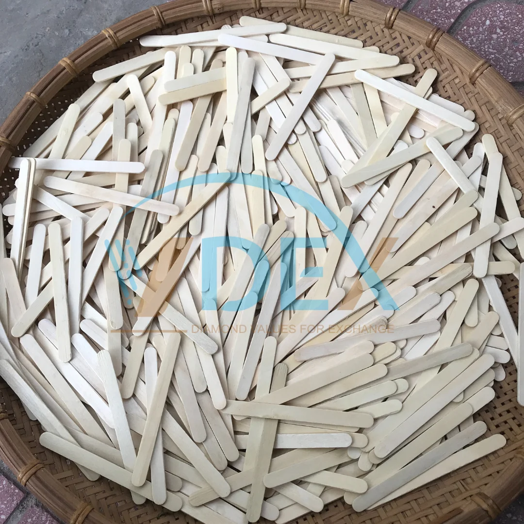 High Quality 114mm Disposable Magnolia Conifer Wood Ice Cream Tools ...