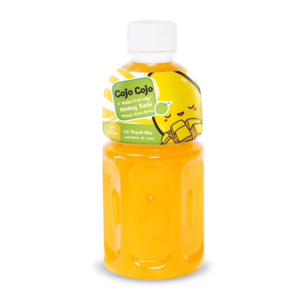11.2fl Oz Bottle Premium Cojo Cojo Mango Juice Drink With Nata De Coco ...