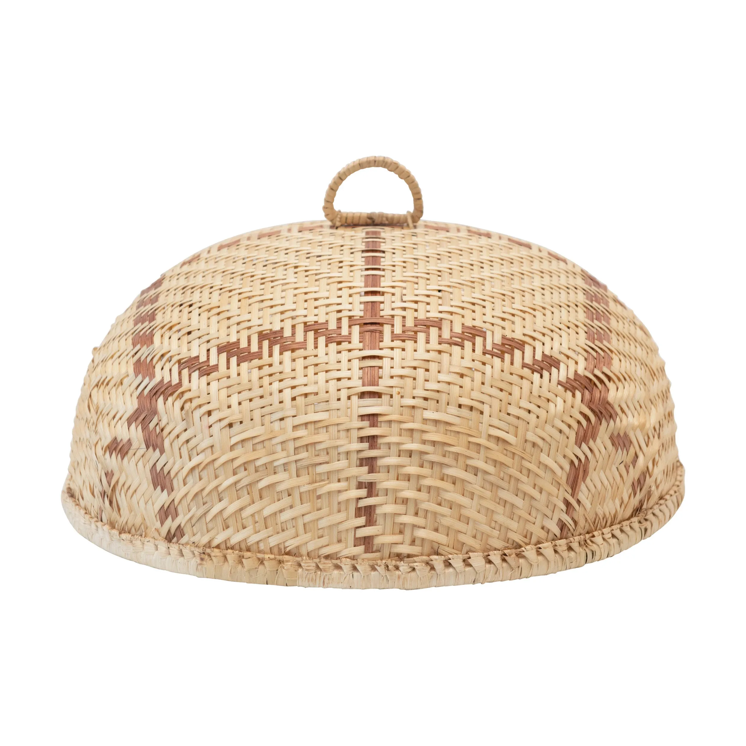 Handmade Bamboo Food Cover With Tent Fruit Bread Baskets Summer Storage ...