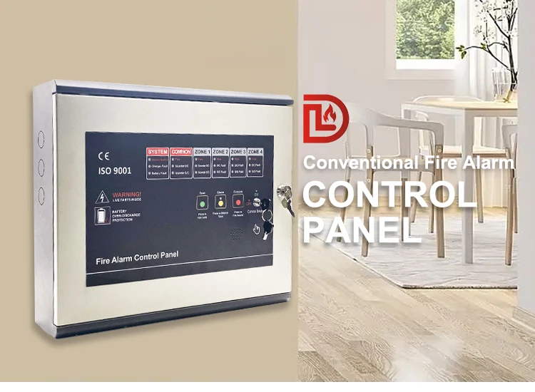 Good Quality Fire Alarm Control Panels With 4/8 Zones Conventional Fire ...