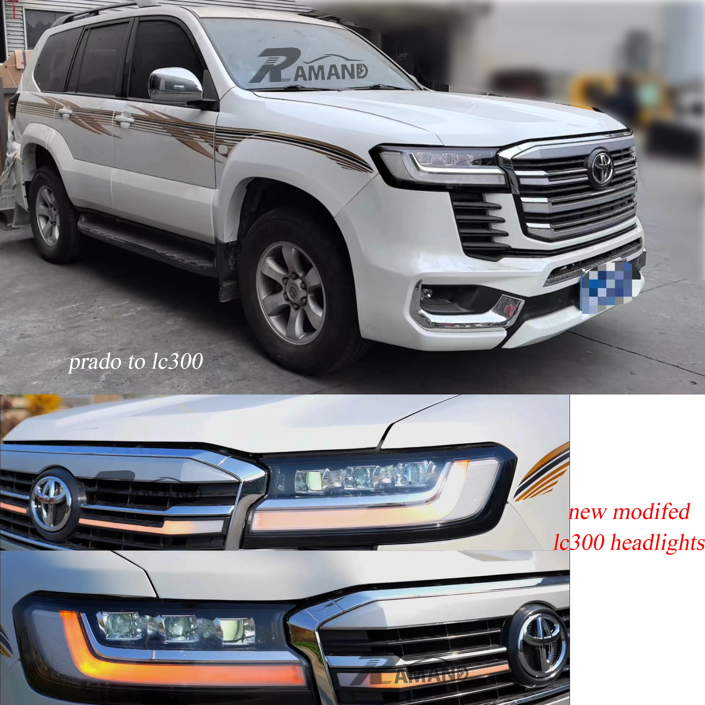 Factory Whsales Bodykit For Prado 2010-2018 150 Upgrade To Land Cruiser ...