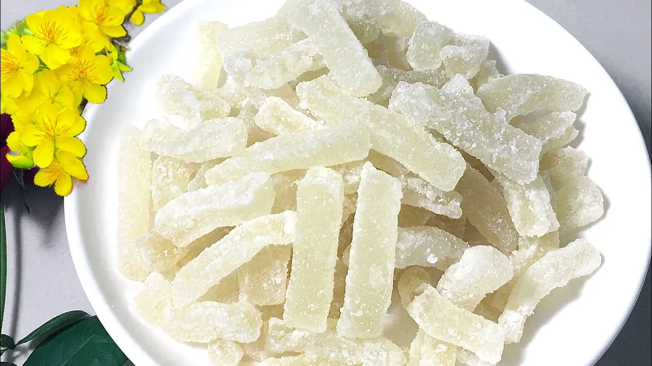 Experience Mouth-watering Crystallized Winter Melon - Sugar Coated Soft ...