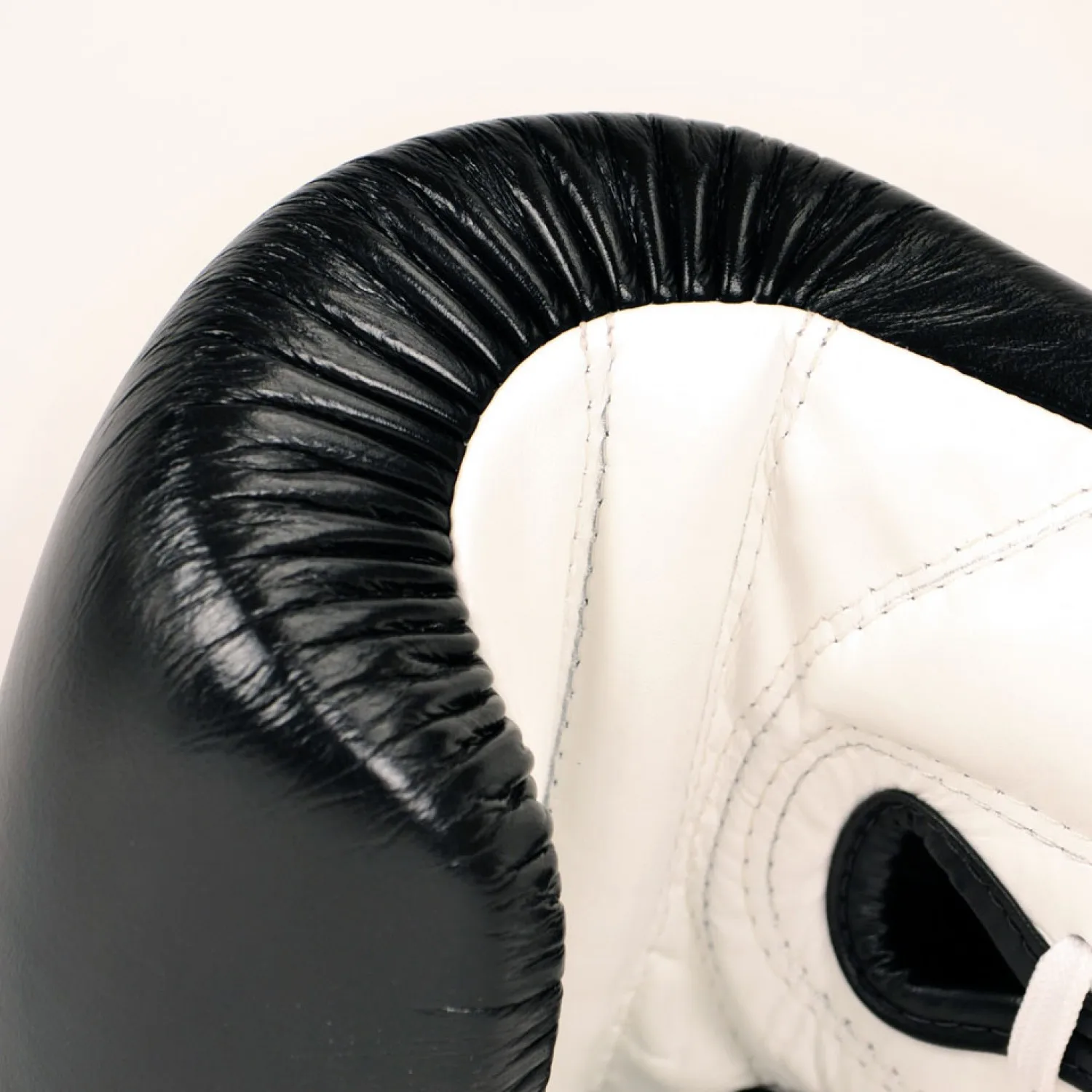 Fairtex Black-white Lace-up Sparring Gloves Custom Made Fairtex Muay ...