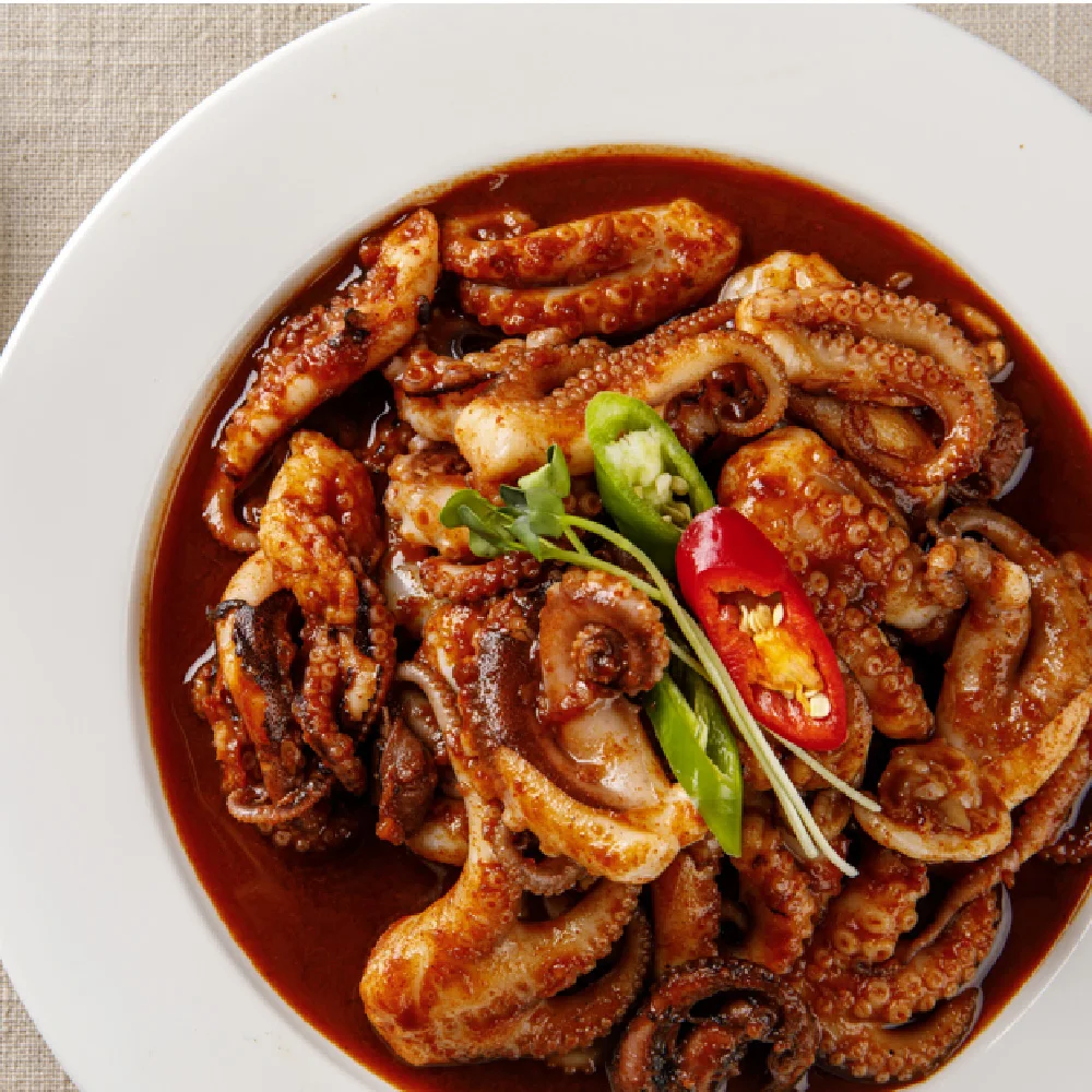 Nangman Webfoot Octopus - Spicy Korean Seafood Delight