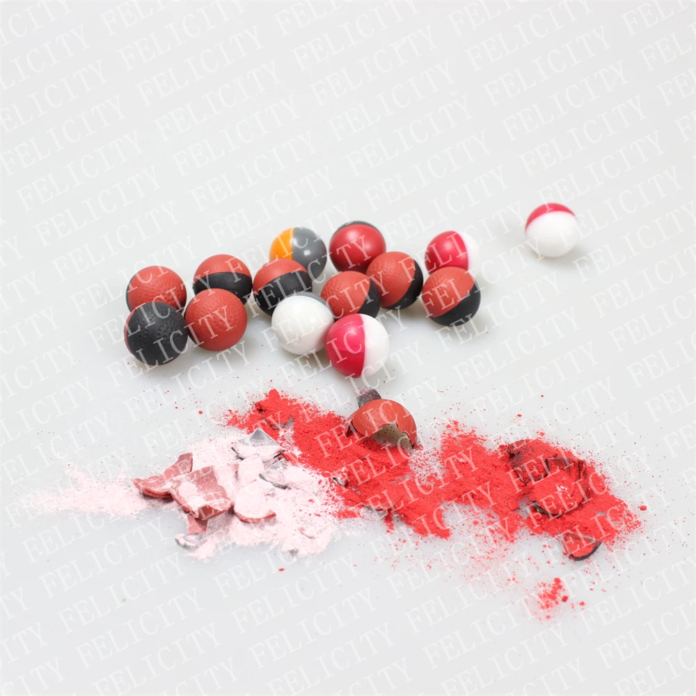 Outdoor Self Defense Biodegradable Powder Balls 0.68/0.5/0.43 Caliber ...