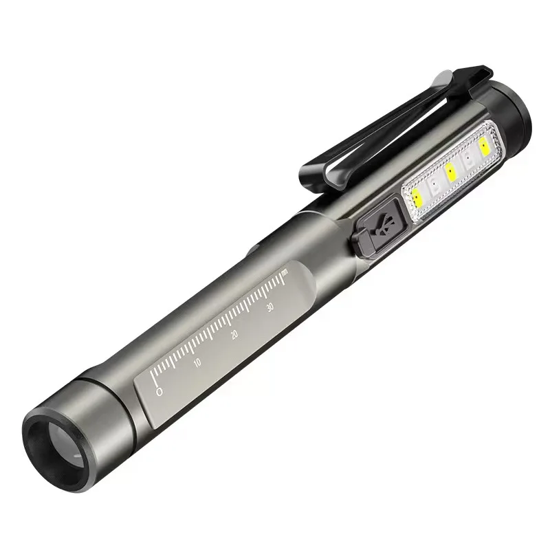 Dual Light Source Medical Pen Light Rechargeable Mini Flashlight With ...