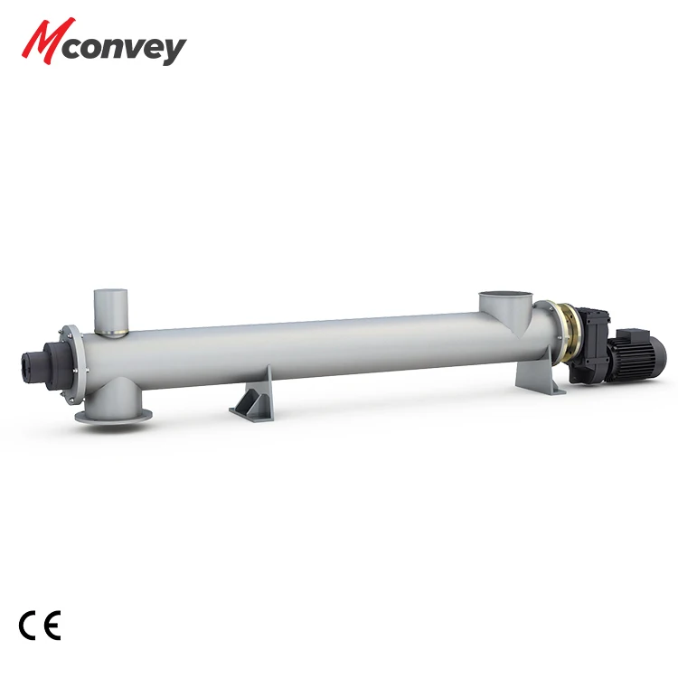 Plastic Powder Tubular Feed Conveyor Screws Stainless Vertical Screw ...