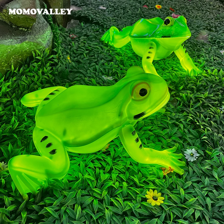 Momovalley LED Glowing Frog - Perfect Xmas Garden Light