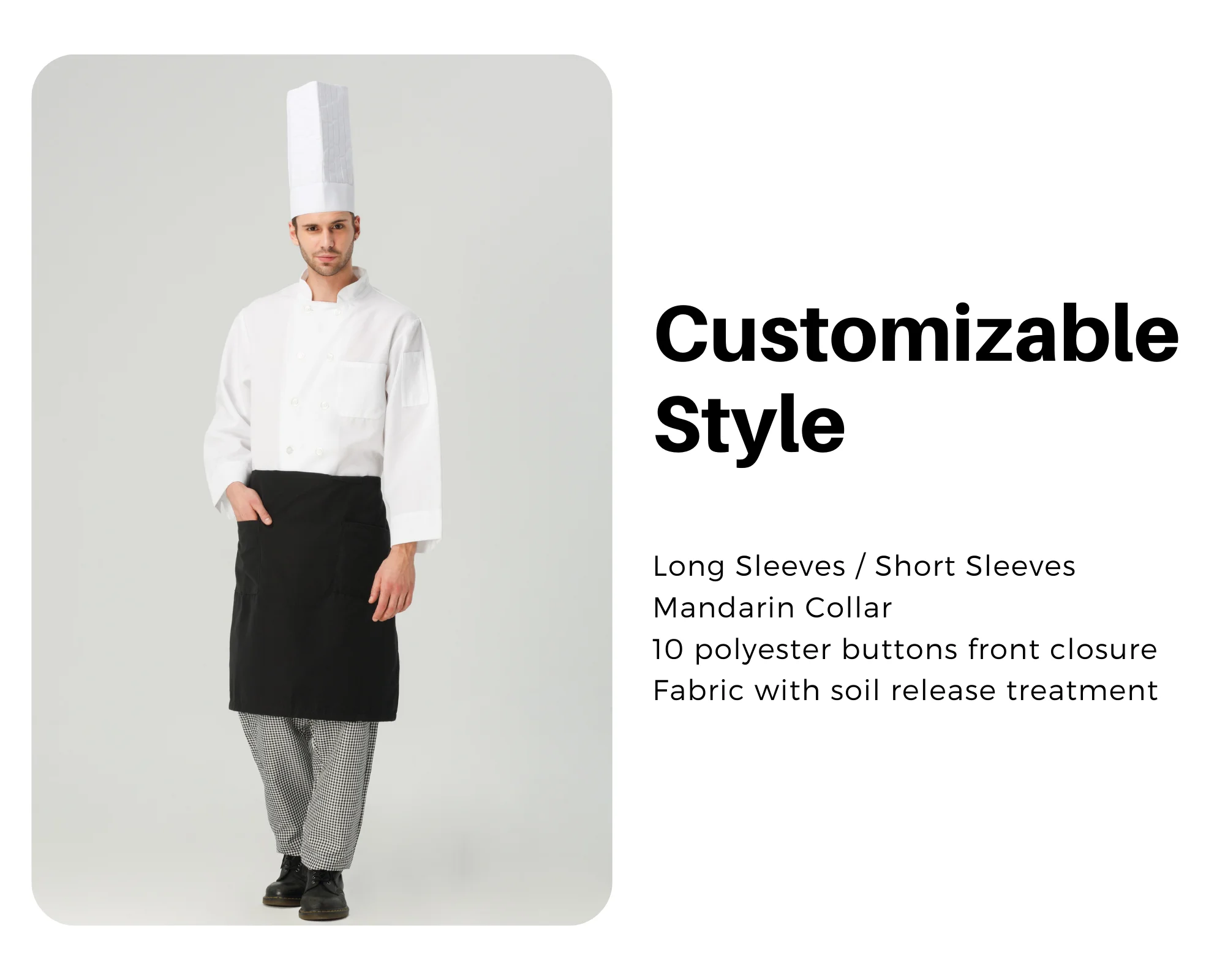 Custom Kitchen Wear Chef Uniform Cook Coat Chef Jacket| Alibaba.com