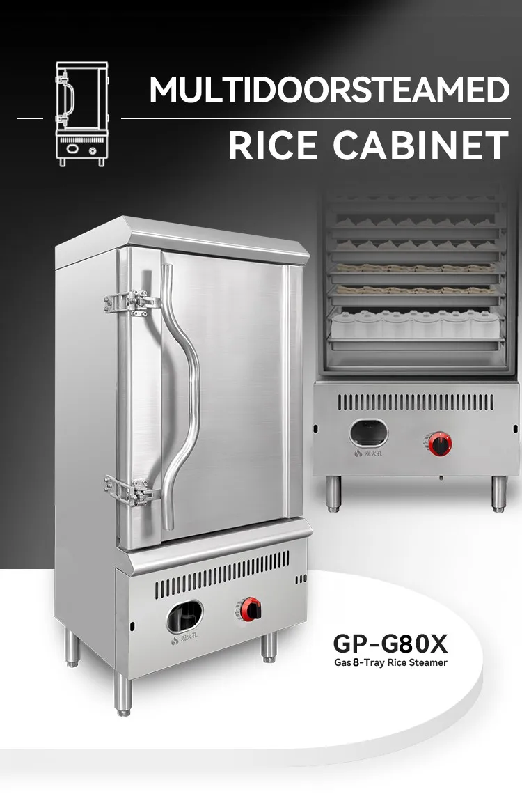 Commercial Gas Electric Steamer Rice Steamer Machine Steamer Cabinet ...