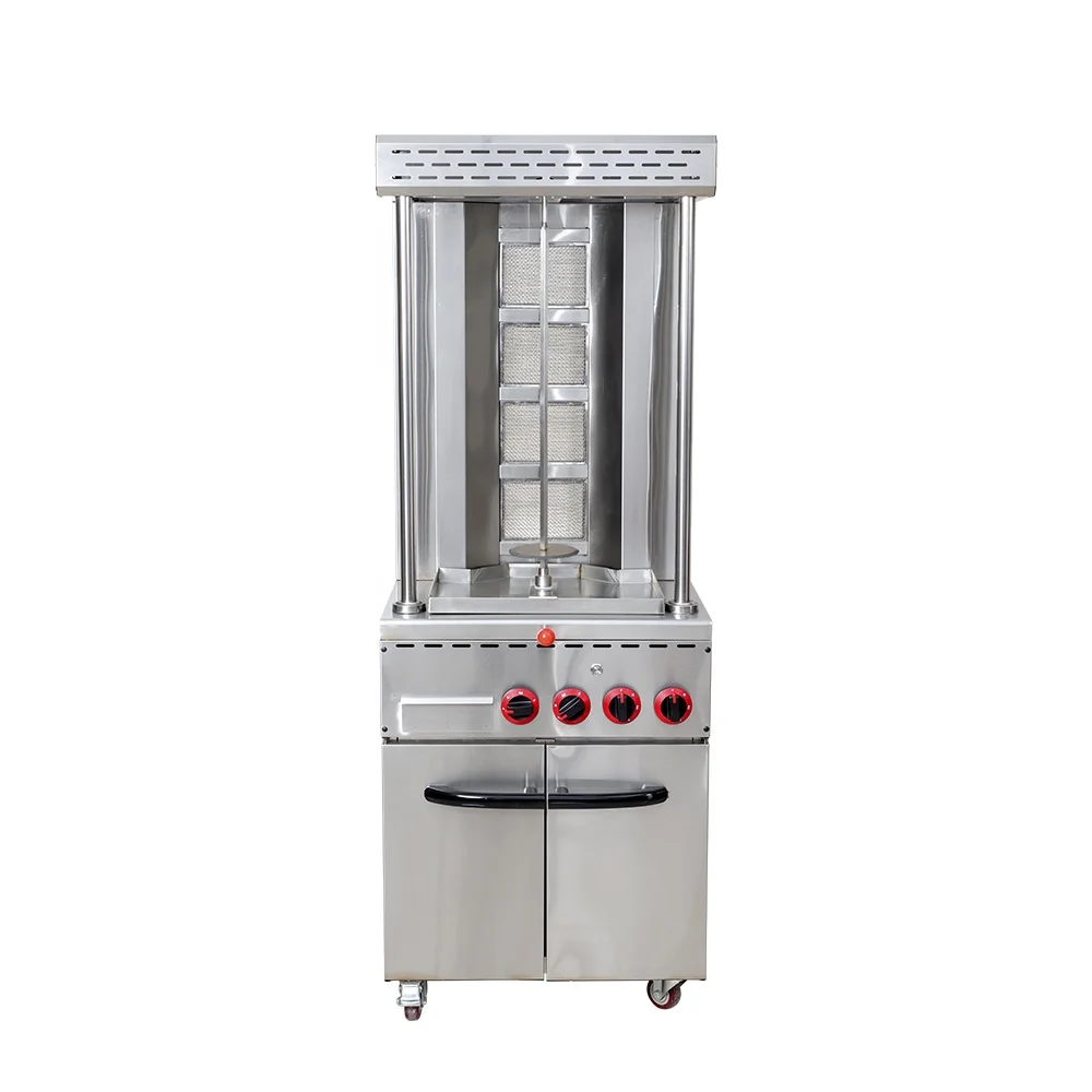 Vertical Gas Automatic Rotating Doner Kebab Machine Single Headed ...
