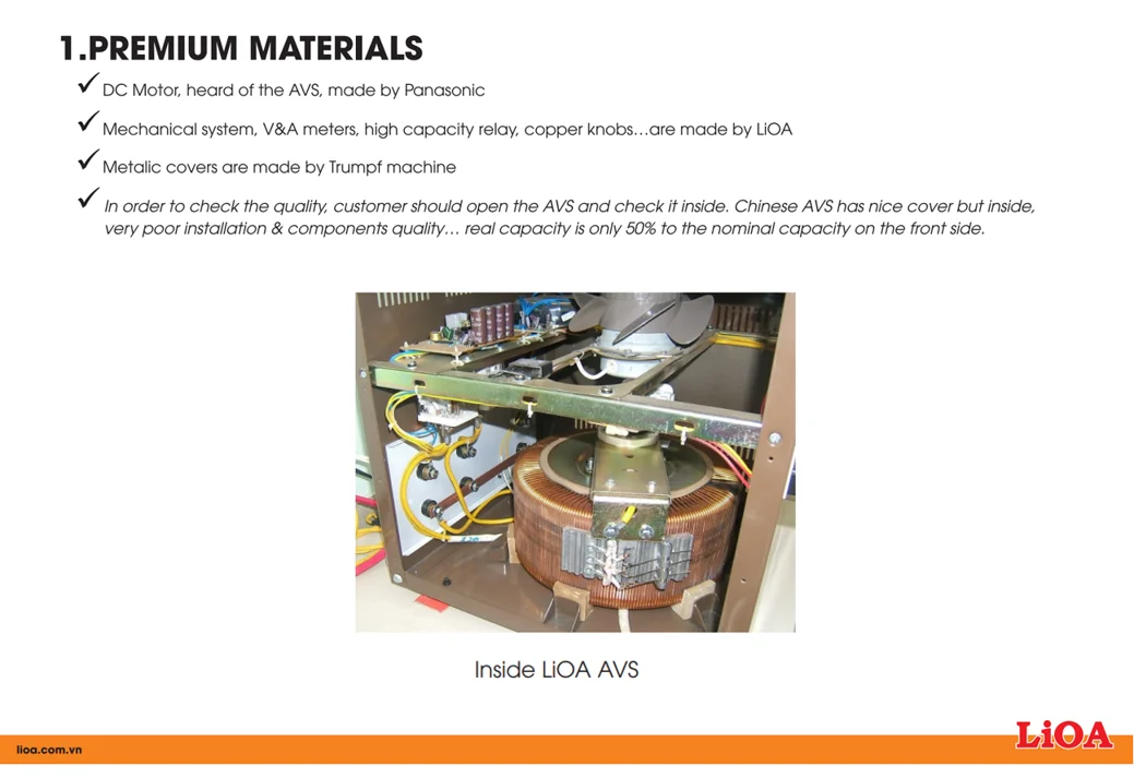 Lioa High Quality 1 Phase Automatic Voltage Stabilizer (dri - 10000 Ii) Made In Vietnam - Buy ...