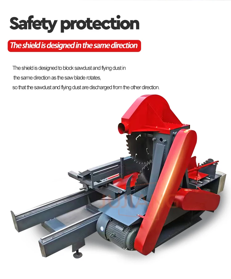 Automatic Round Log Table Sliding Cutting Machine Wood Saw Mill Band ...