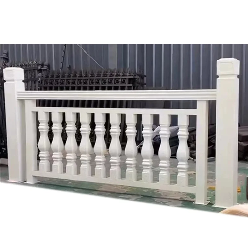 Wholesale Roman Pillar Outdoor Luxury Aluminum Stone Imitated Guardrail ...