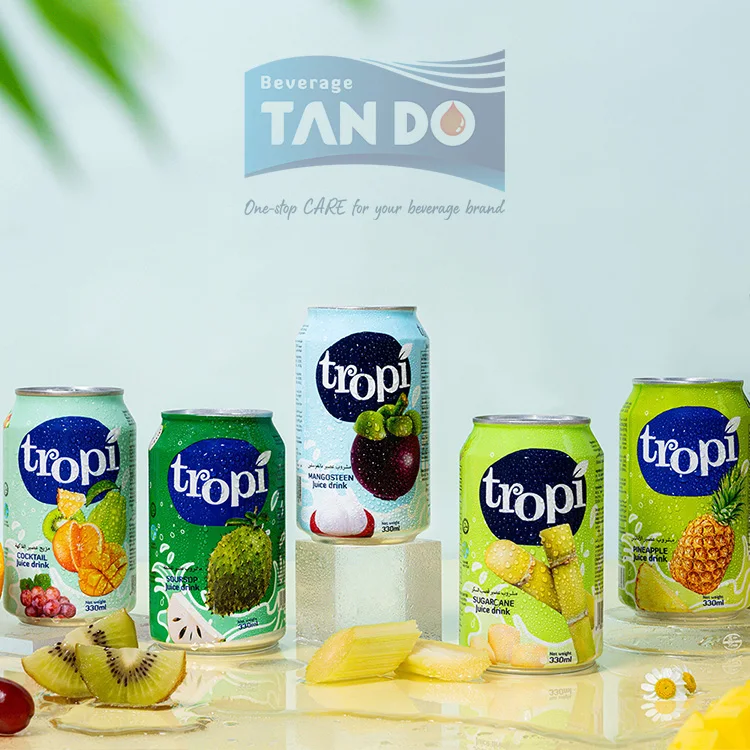 Tropical Fruit Juice Drink with Fruit Pulp Soft Drink Manufacturer ...