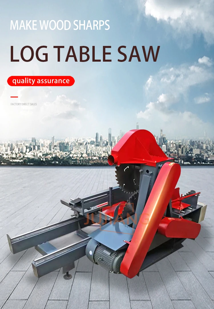 Automatic Round Log Table Sliding Cutting Machine Wood Saw Mill Band ...