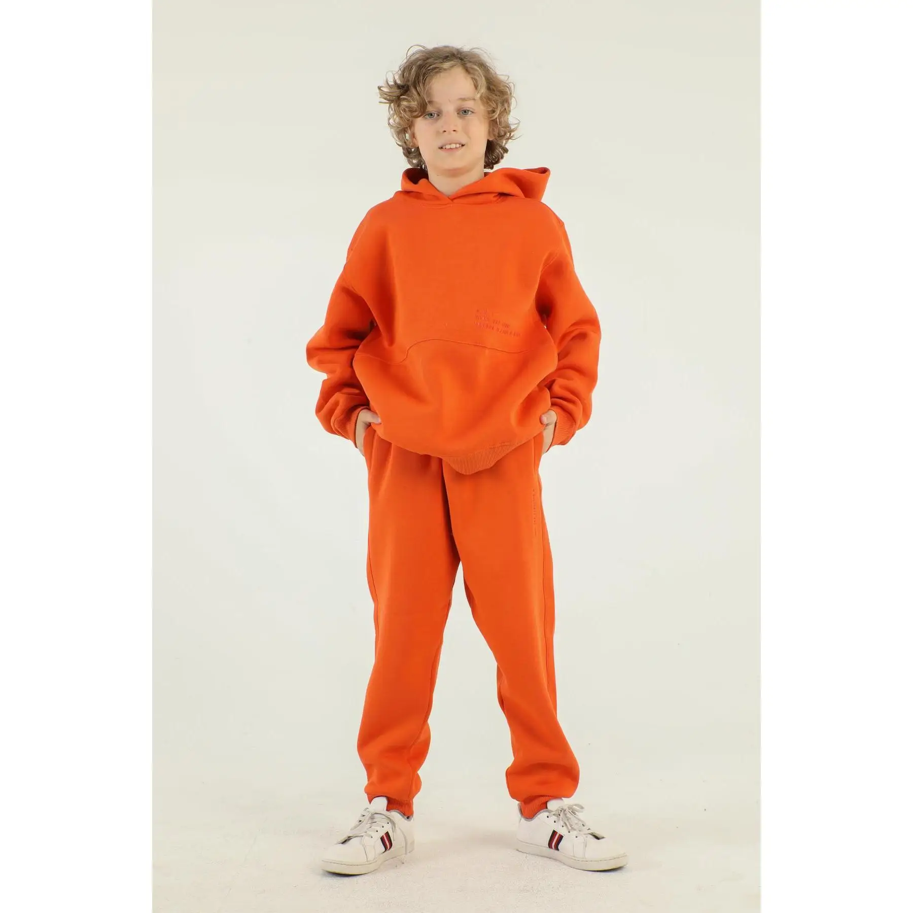 Thick Boys' Tracksuit With Hooded Cargo Pocket - Buy Thick Boys ...